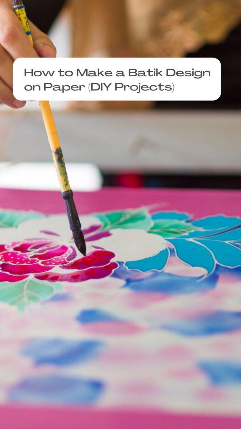 How to Make a Batik Design on Paper (DIY Projects) – BatikIndonesia.com