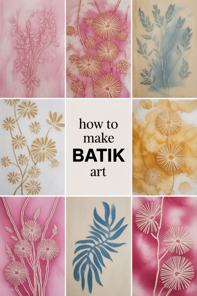 How to Make Batik Art Using Glue: on Fabric & Paper (DIY Projects ...