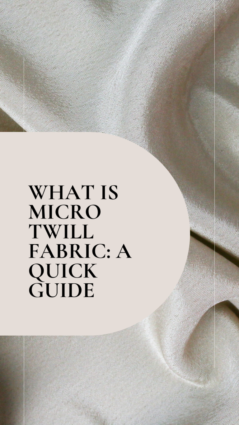 What Is Micro Twill Fabric: A Quick Guide – BatikIndonesia.com