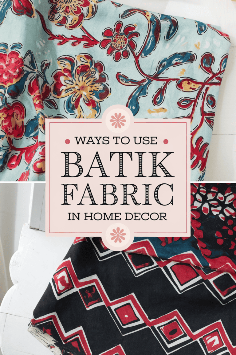 Favorite Ways to Use Batik Vintage Fabric in Your Home Decor ...