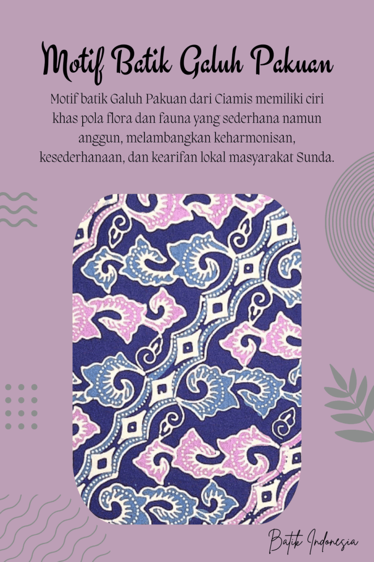 Motif Batik Galuh Pakuan Asal Ciamis Jawa Barat – BatikIndonesia.com