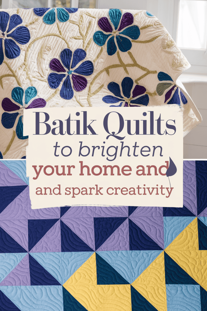 Batik Embroidered Quilts to Brighten Your Home and Spark Creativity ...