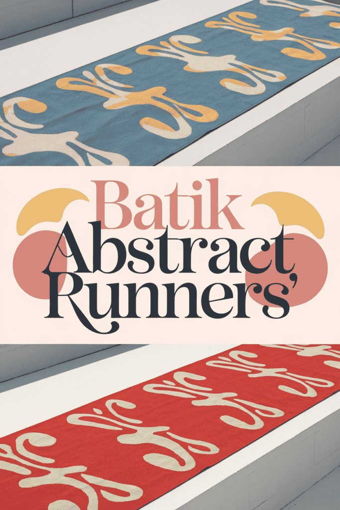 Elevate Your Space with Batik Abstract Runners – BatikIndonesia.com