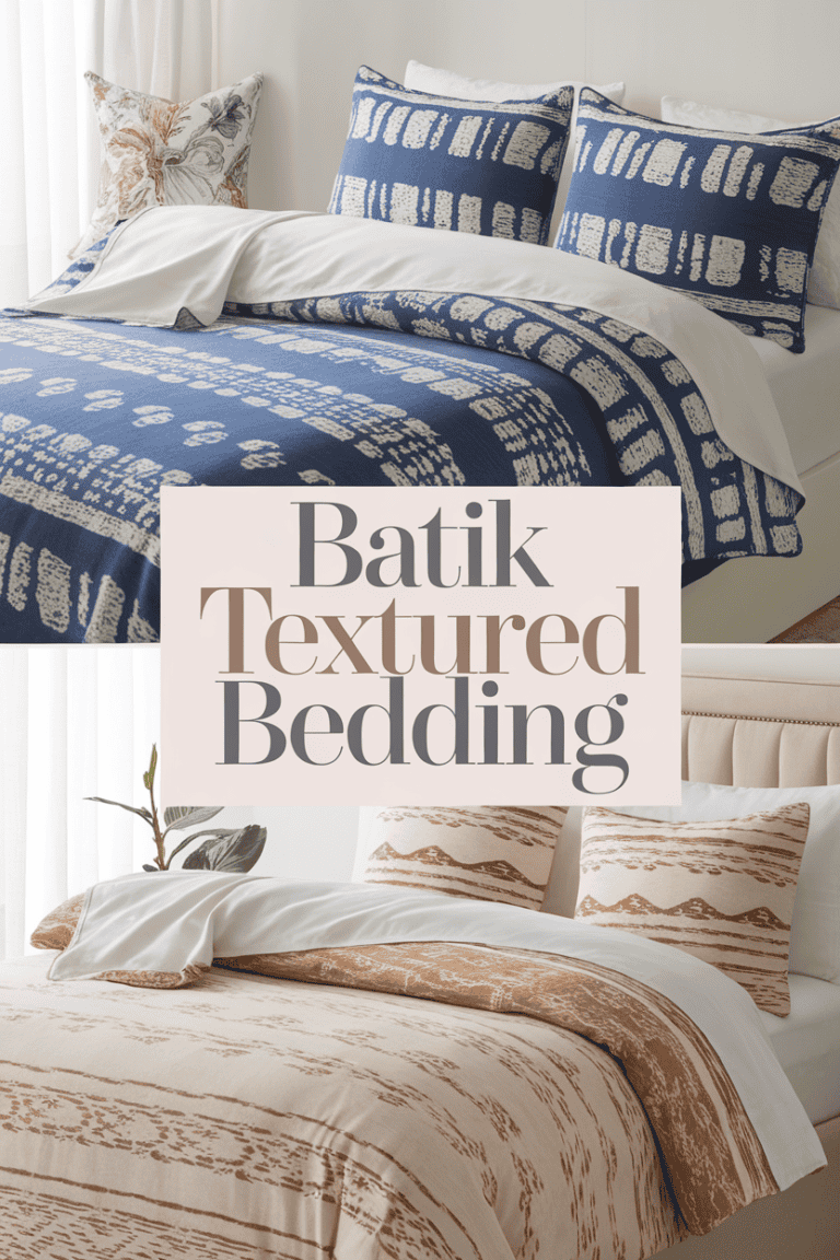 Elevate Your Bedroom with Batik Textured Bedding – BatikIndonesia.com