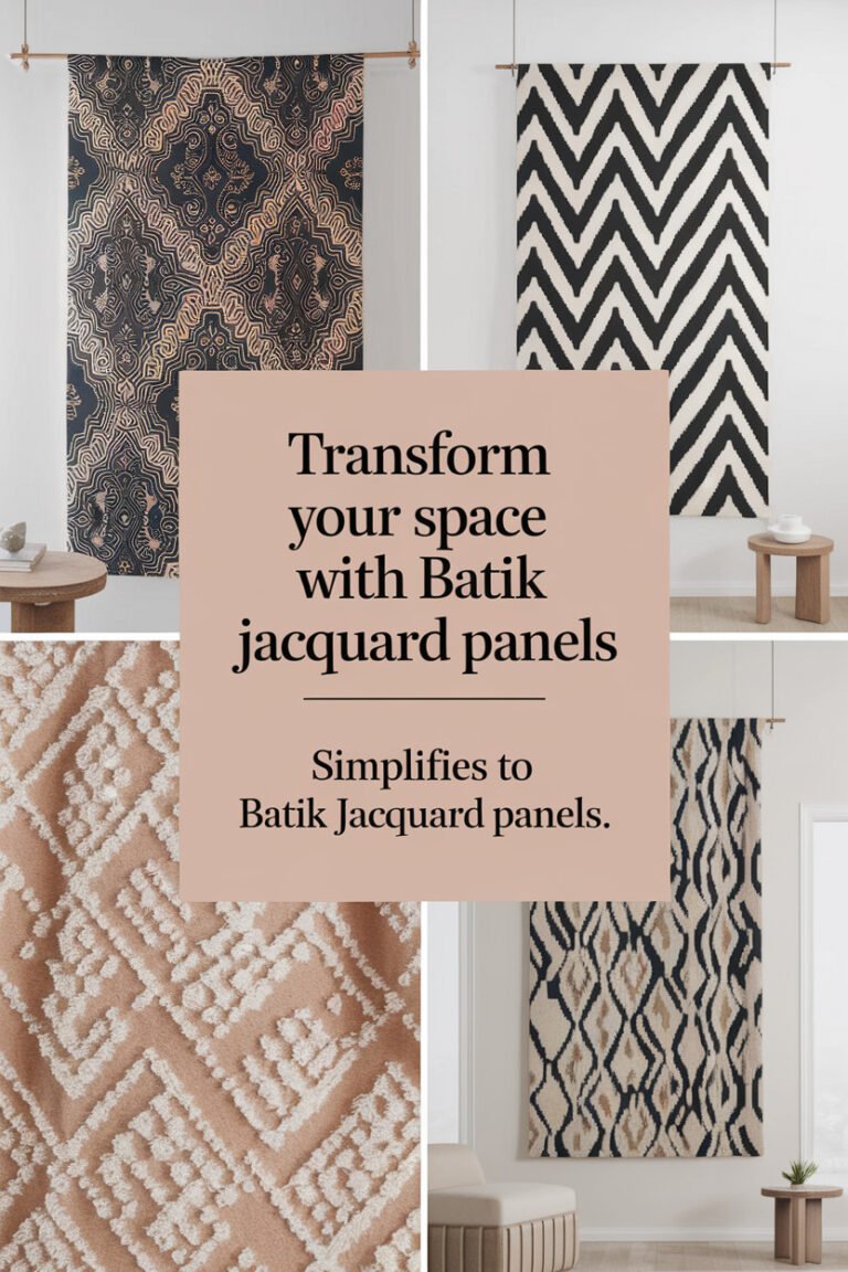 Transform Your Space with Batik Jacquard Panels – BatikIndonesia.com