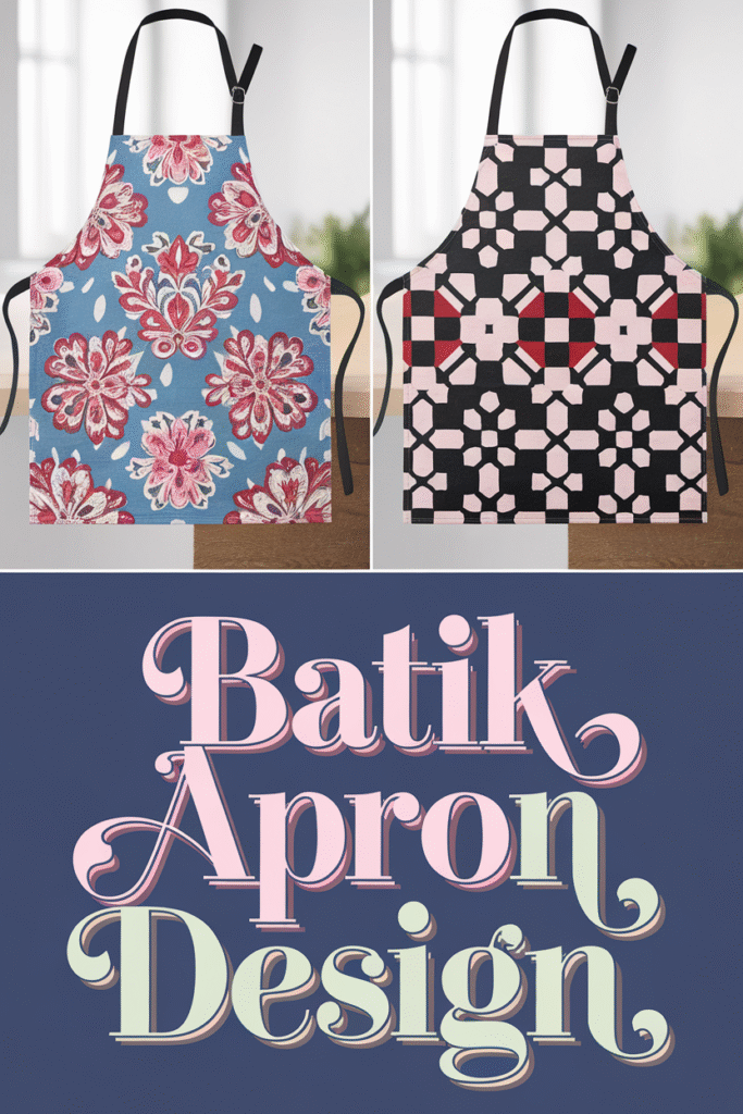 Batik Apron Designs For Your Cooking Experience and Spark Creativity ...