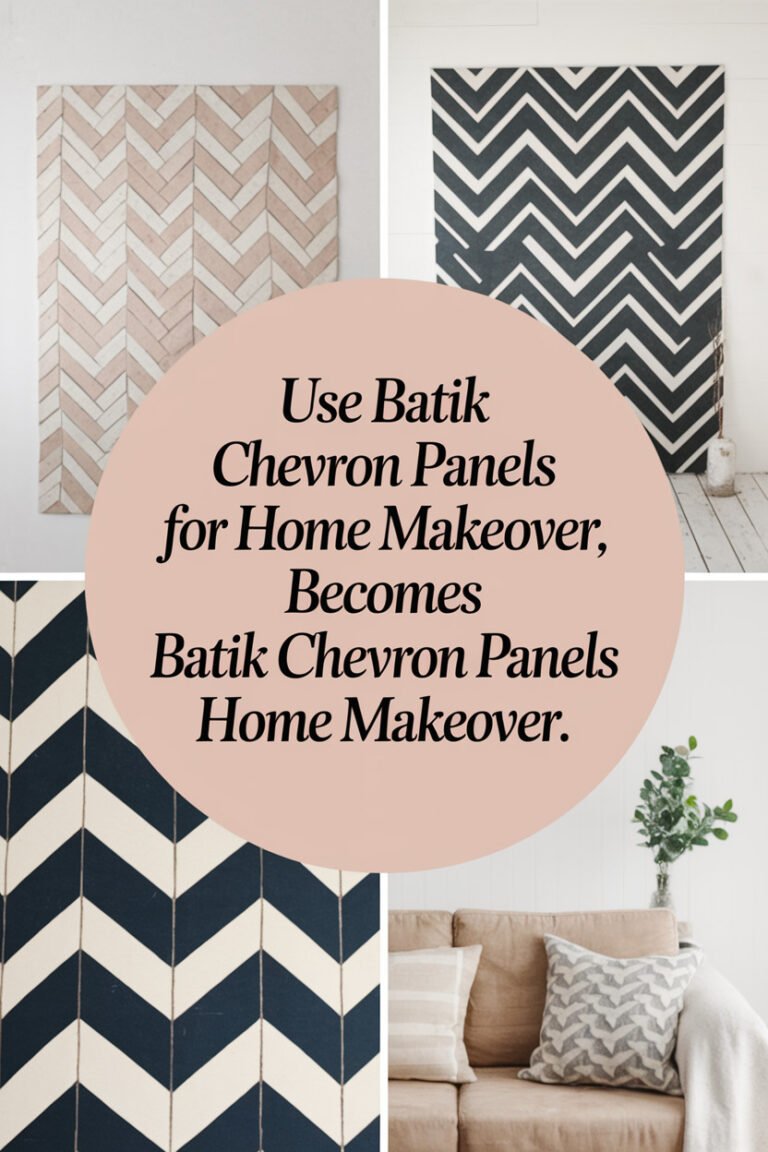 Use Batik Chevron Panels for a Beautiful Home Makeover – BatikIndonesia.com
