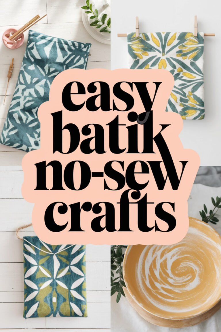 Easy Batik No-Sew Crafts You Can Make Today for Fun Home Decor ...