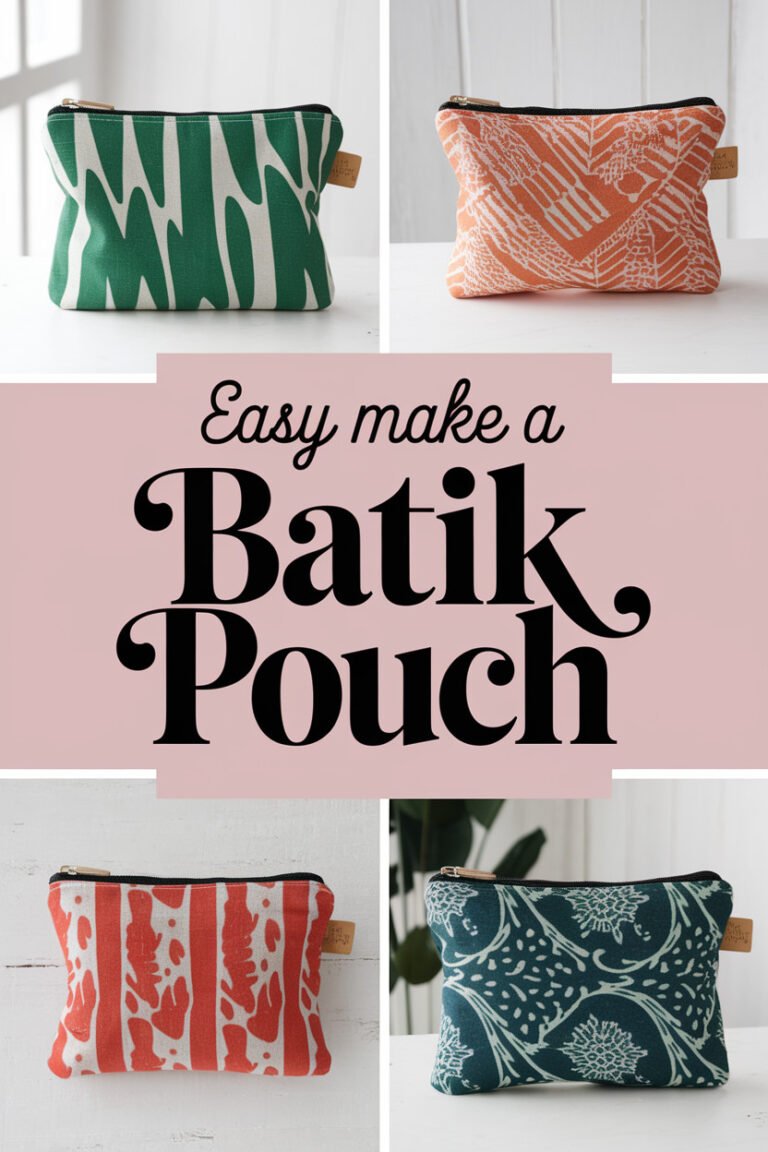 Easy Make a Batik Fabric Pouch You’ll Love to Use – BatikIndonesia.com