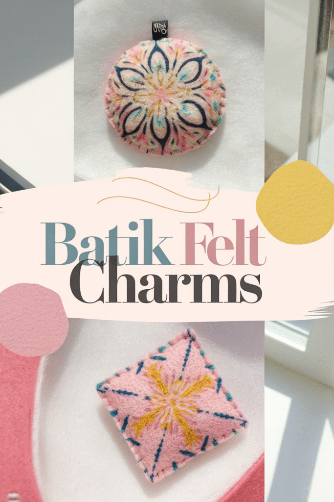 Batik Felt Charms to Brighten Your Craft Projects Today ...