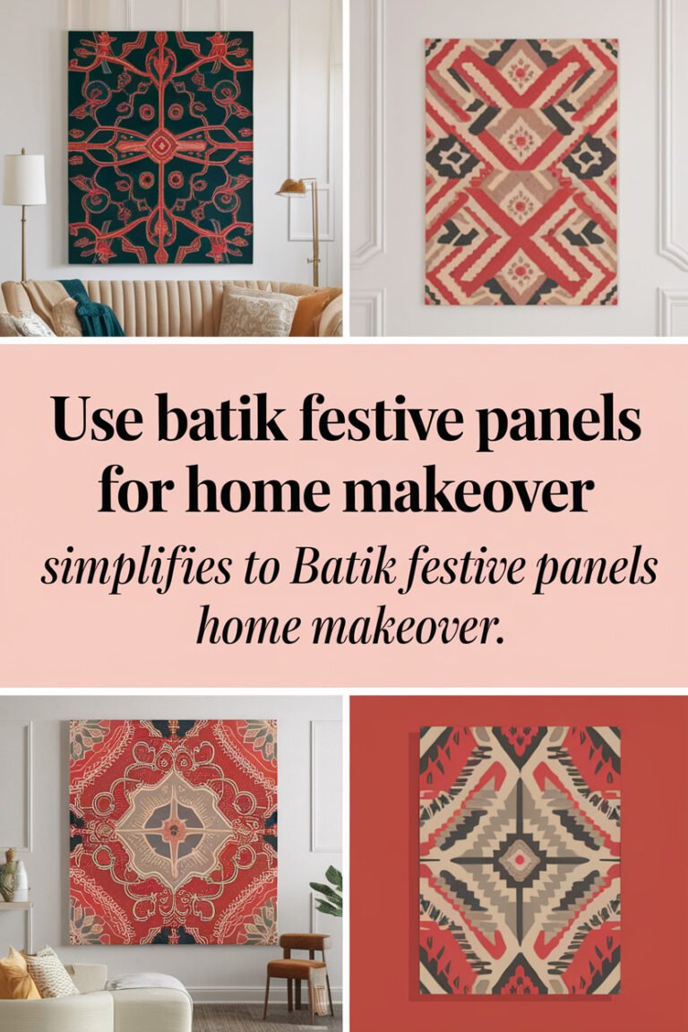 Use Batik Festive Panels for a Stunning Home Makeover – BatikIndonesia.com