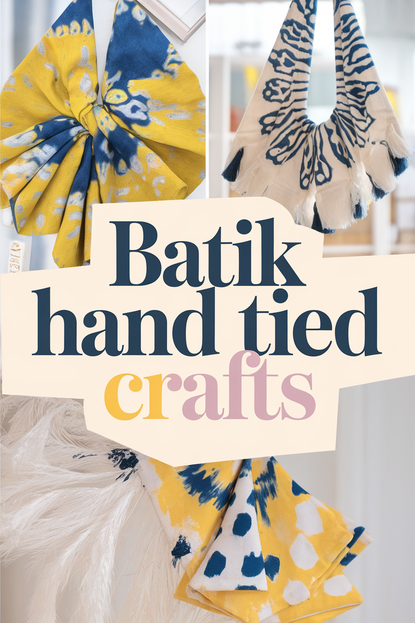 Batik Hand-tied Crafts to Brighten Your Home and Spark Creativity ...
