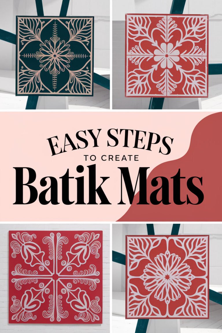 Easy Steps to Create Your Own Beautiful Batik DIY Mats – BatikIndonesia.com