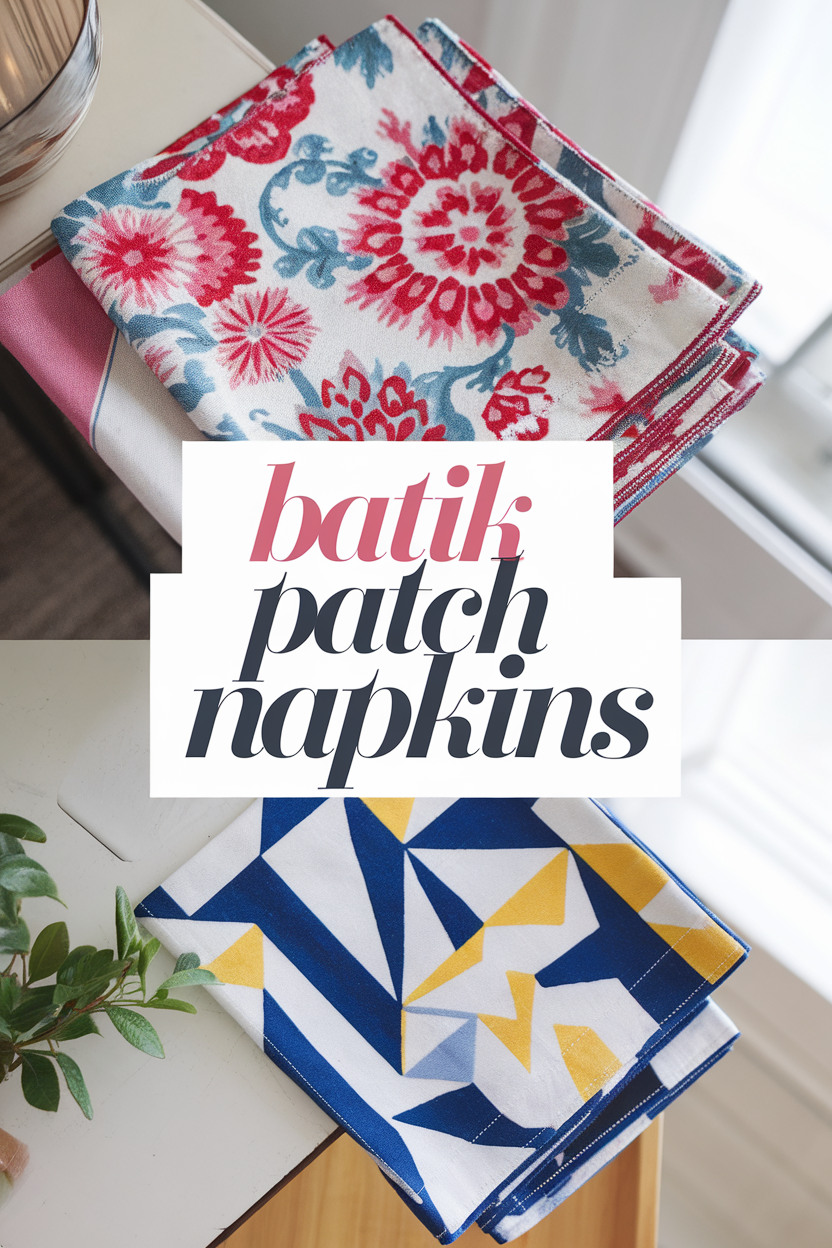 Use Batik Patch Napkins for a Stylish Table Setting – BatikIndonesia.com