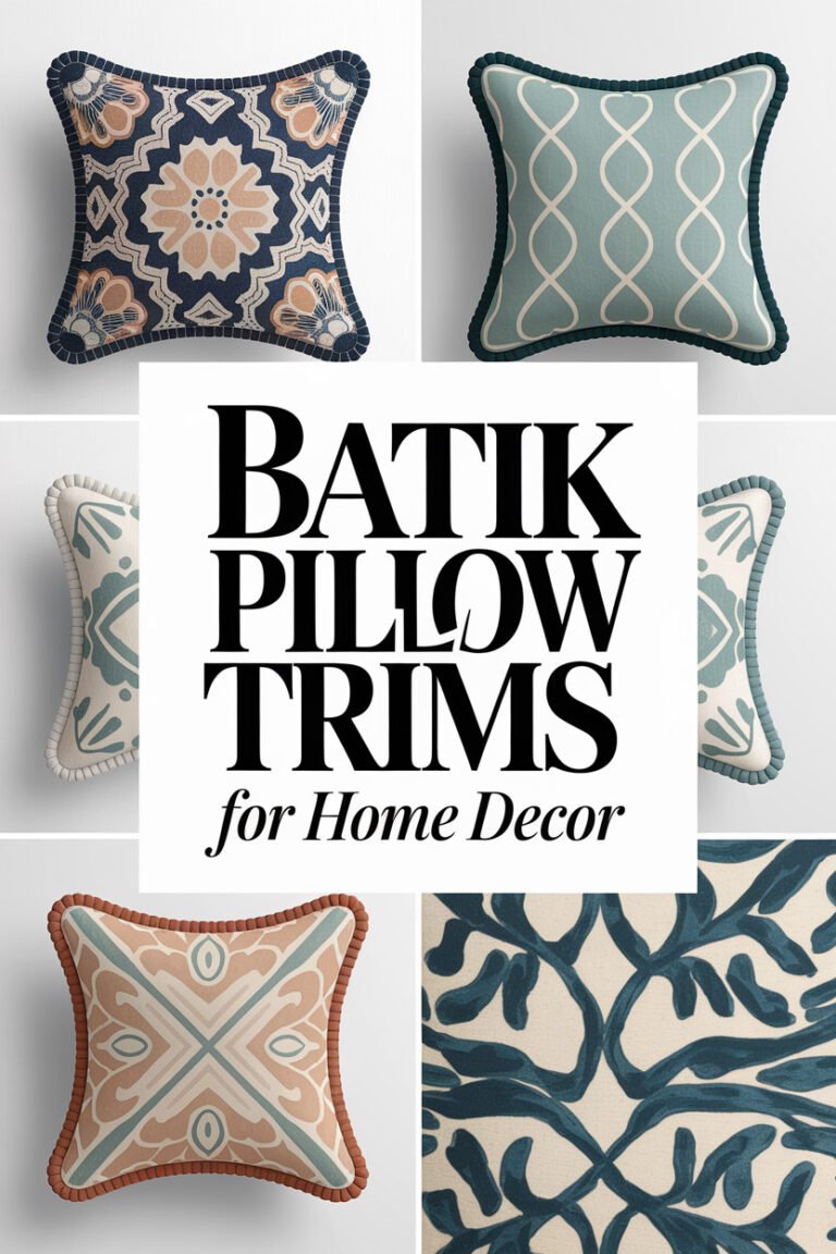 Batik Pillow Trims to Transform Your Home Decor Effortlessly ...