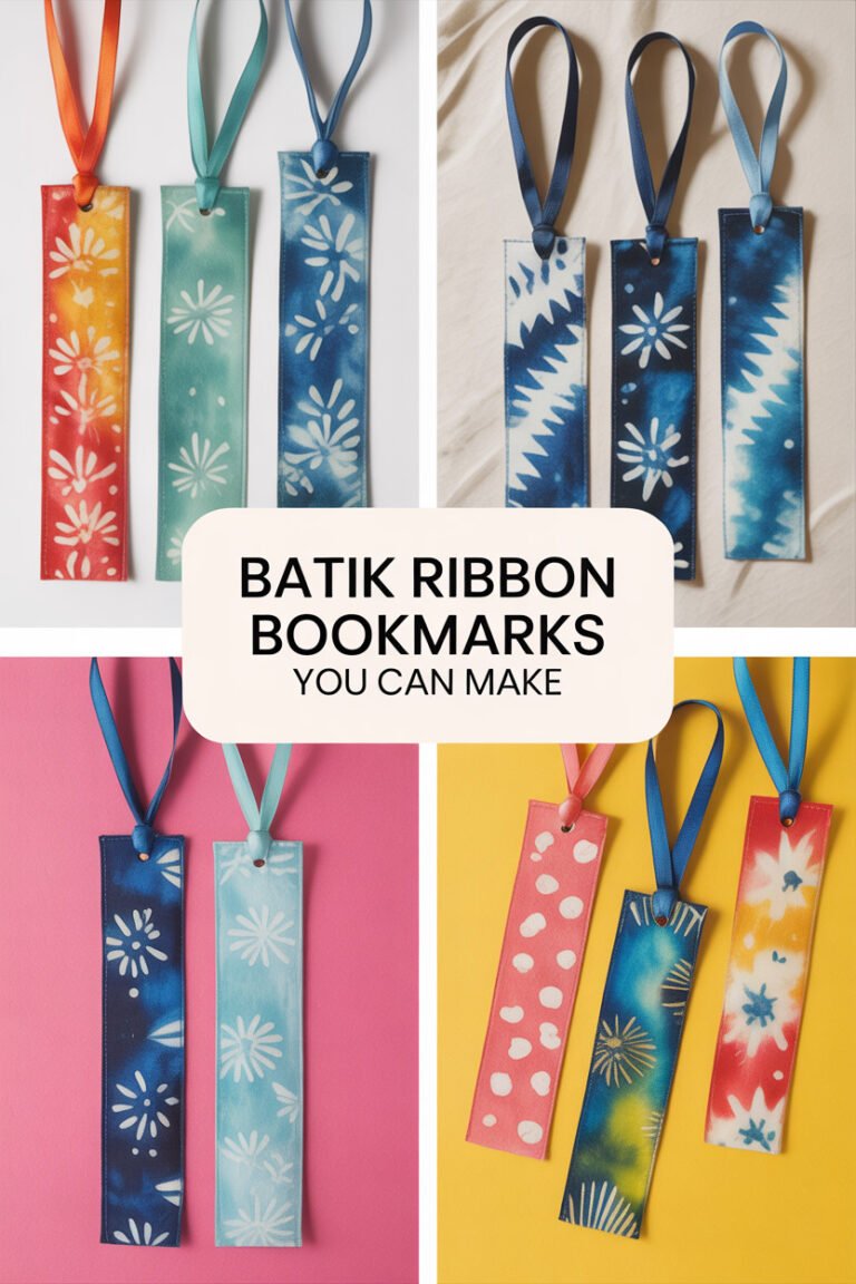 Batik Ribbon Bookmarks You Can Easily Make for a Personal Touch ...