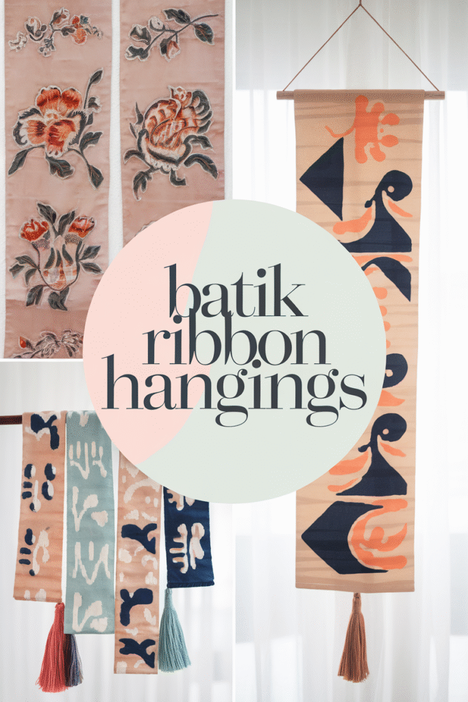 Batik Ribbon Hangings to Brighten Your Home Decor and Spark Creativity ...