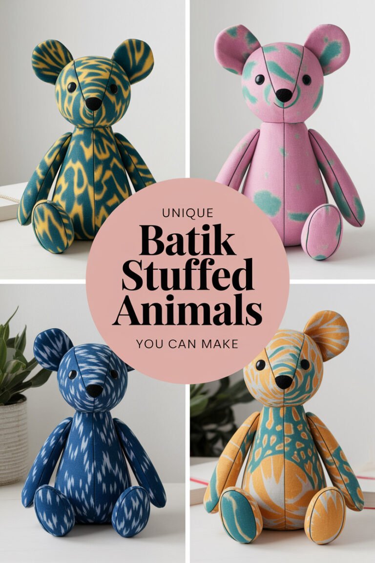 Unique Batik Stuffed Animals You Can Make Today for a Fun Crafting ...