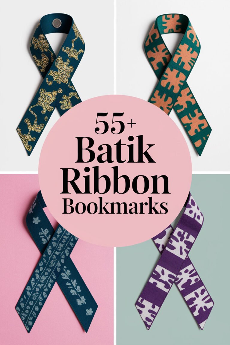 55+ Inspiring Batik Ribbon Bookmarks to Brighten Your Reading ...