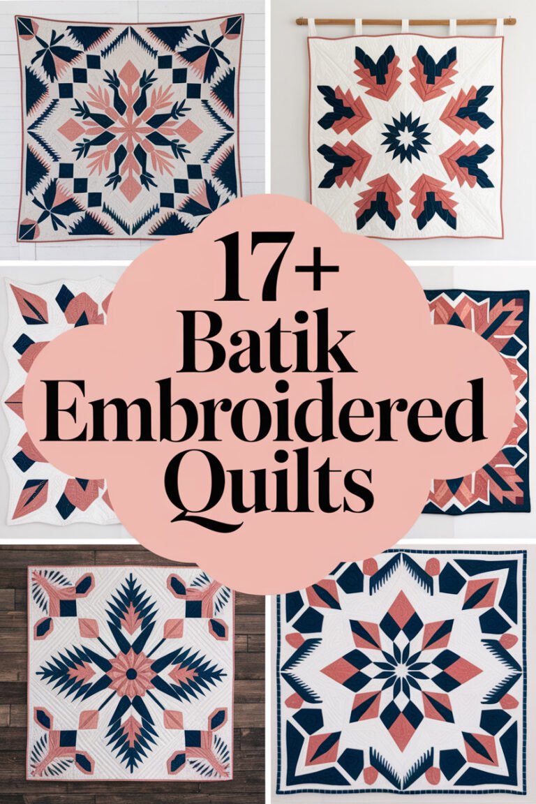 17+ Standout Batik Embroidered Quilts to Inspire Your Home ...