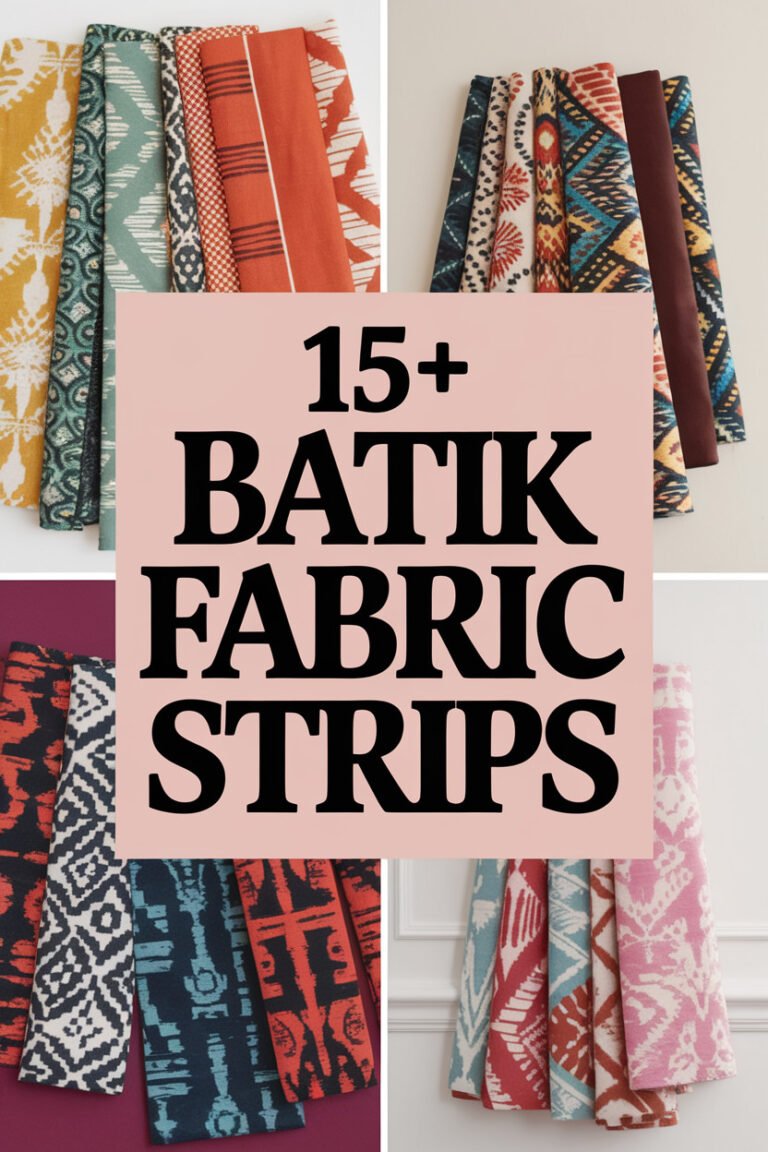15+ Top Batik Fabric Strips to Spark Your Creativity – BatikIndonesia.com