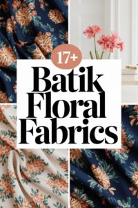 17+ Recommended Batik Floral Fabrics to Inspire Your Creativity ...